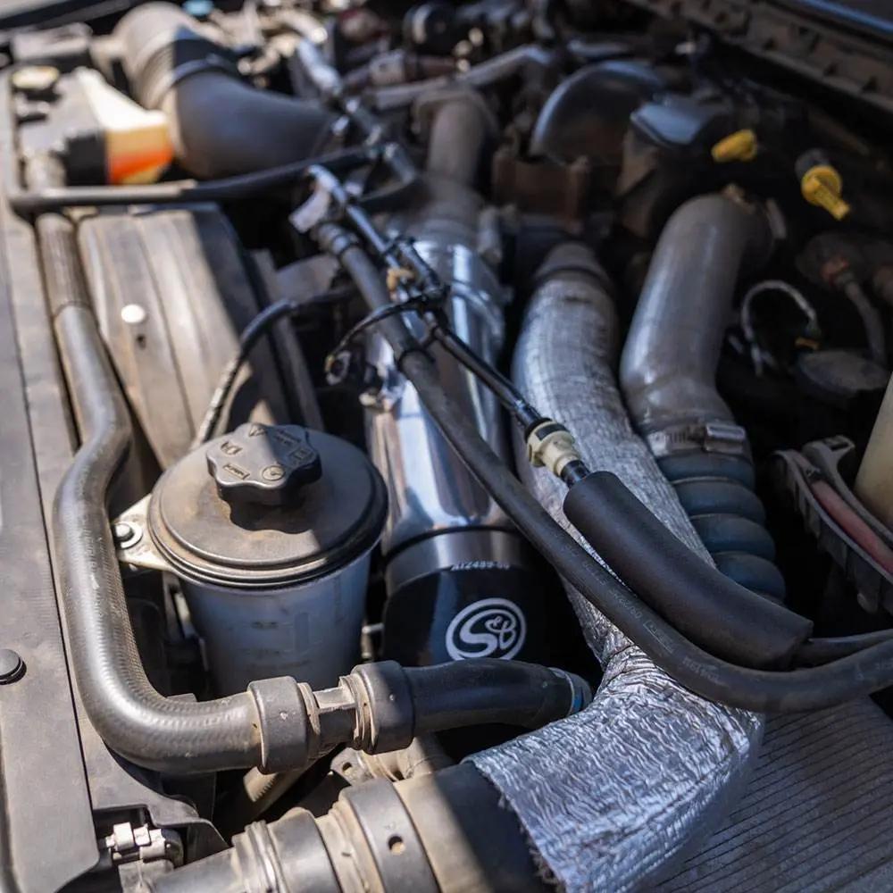 S&B Cold Side Intercooler Pipe 2023–2025 Ford Powerstroke F-450 ...